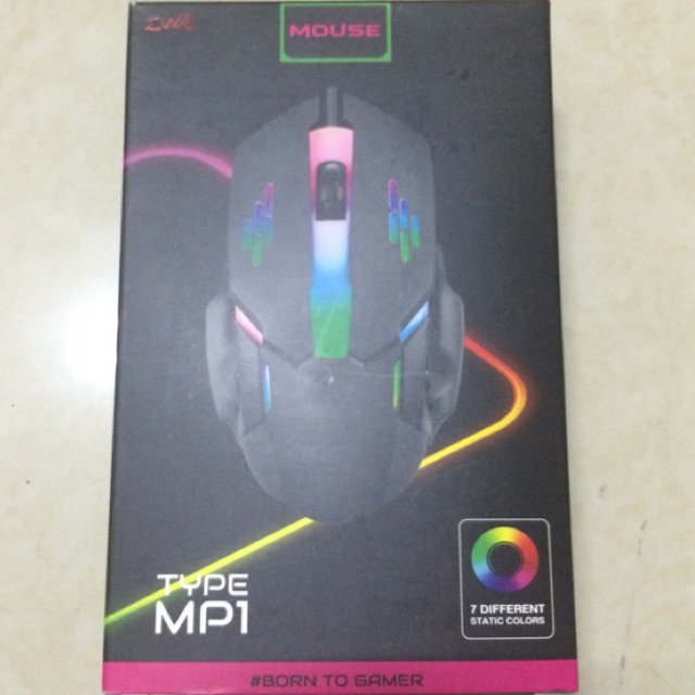 MP1---USB เมาส์ไฟ7สี สลับไฟอย่างสวย Optical Mouse | Shopee Thailand