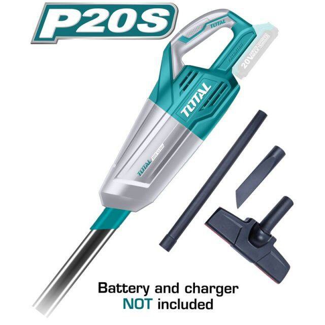 TOTAL เครื่องดูดฝุ่น รุ่น TVLI2001 (แบบพกพา) ไร้สาย 20 โวลท์ (ไม่รวมแบต ...