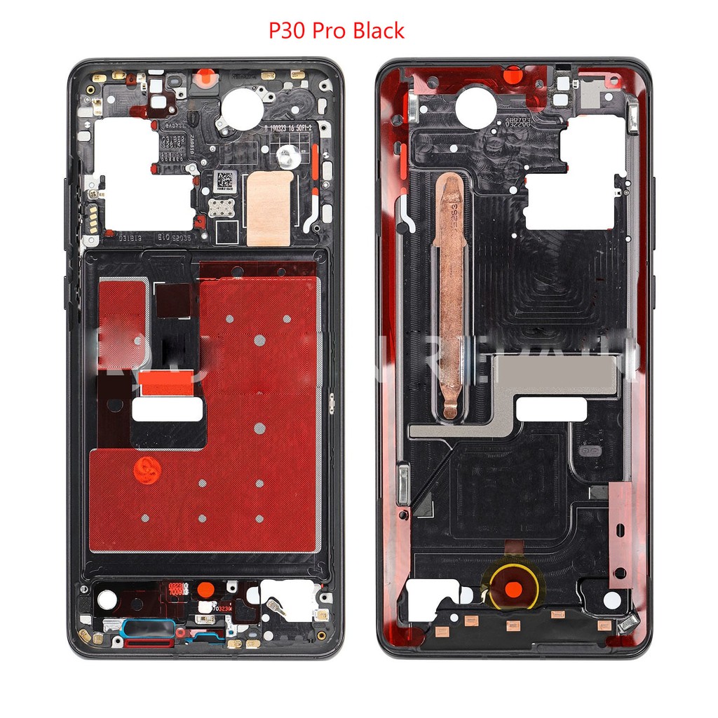กรอบหน้าจอ LCD ด้านหน้า พร้อมปุ่มปรับระดับเสียง สําหรับ Huawei P30 P30 Pro P30Pro | Shopee Thailand