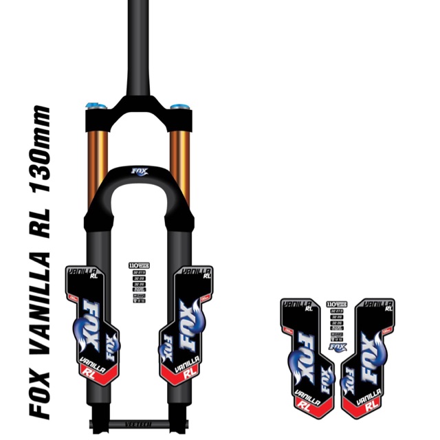สติกเกอร์ติดโช๊ค Fox Vanilla RL | Shopee Thailand