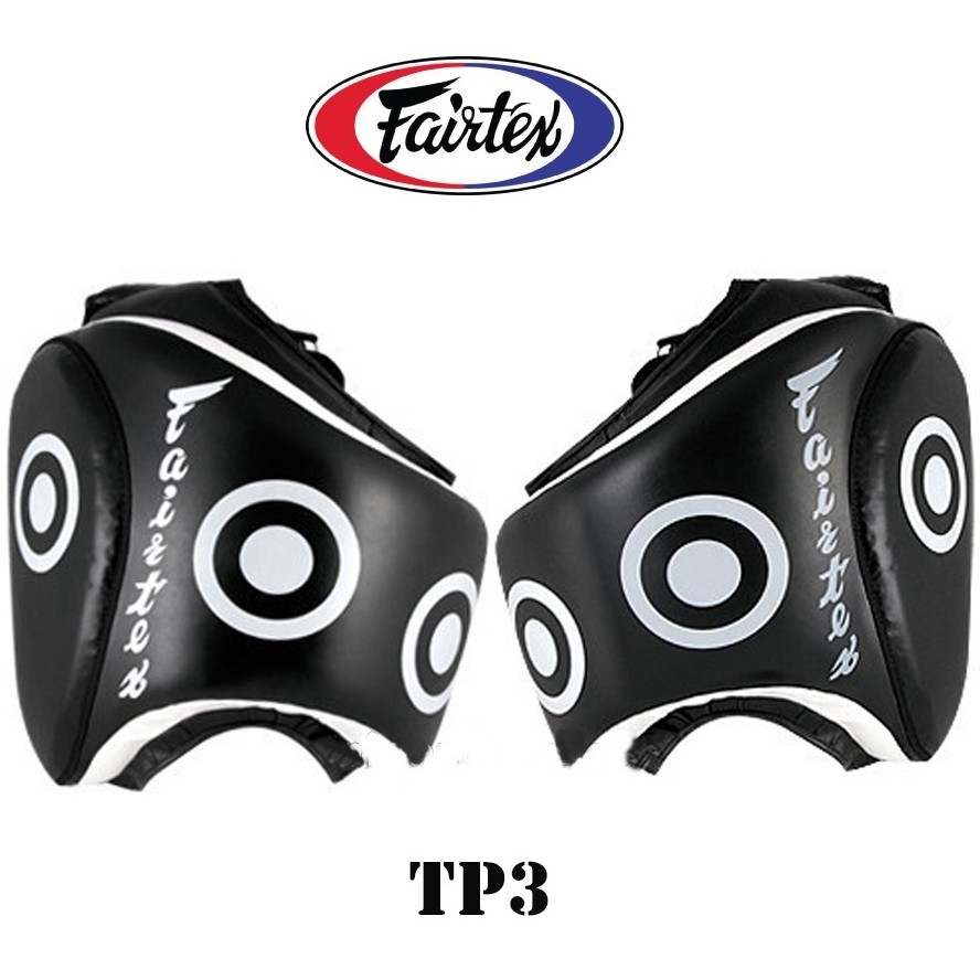 Fairtex Thigh pad protector TP3 Black Training Muay Thai MMA การ์ดโคนขา ...