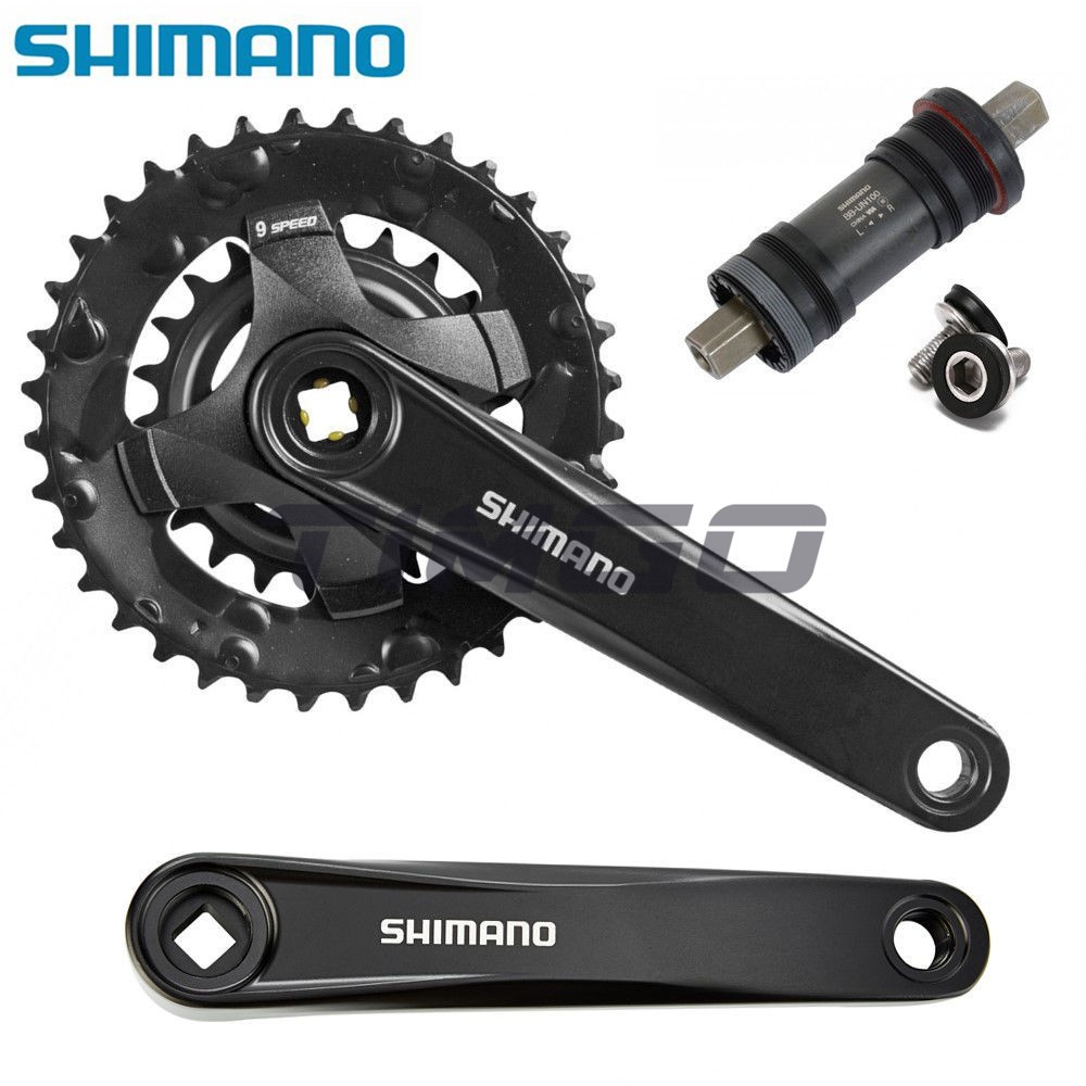 Shimano FC-MT101 29 ความเร็ว MTB จักรยาน Crankset Square Taper 36-22T ...