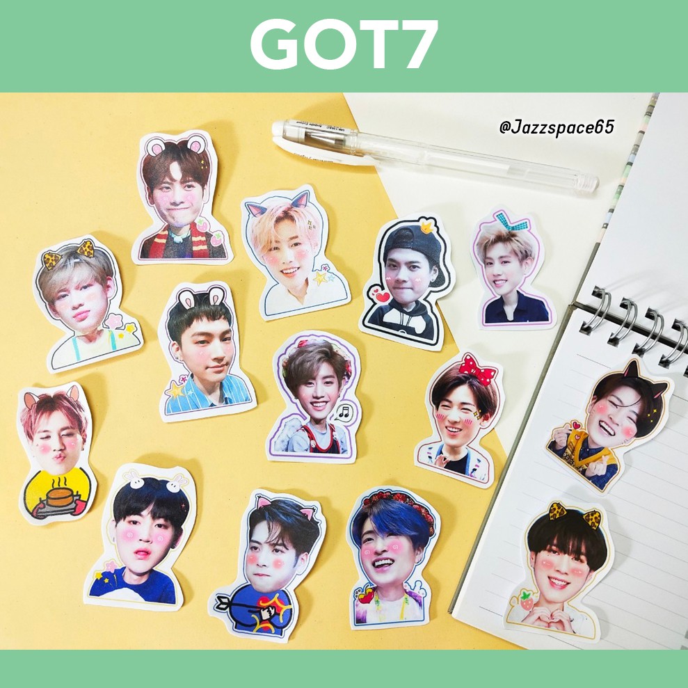 [พร้อมส่ง] Sticker GOT7 สติ๊กเกอร์ไดคัท เซต 5 ชิ้น สติ๊กเกอร์กันน้ำ ...