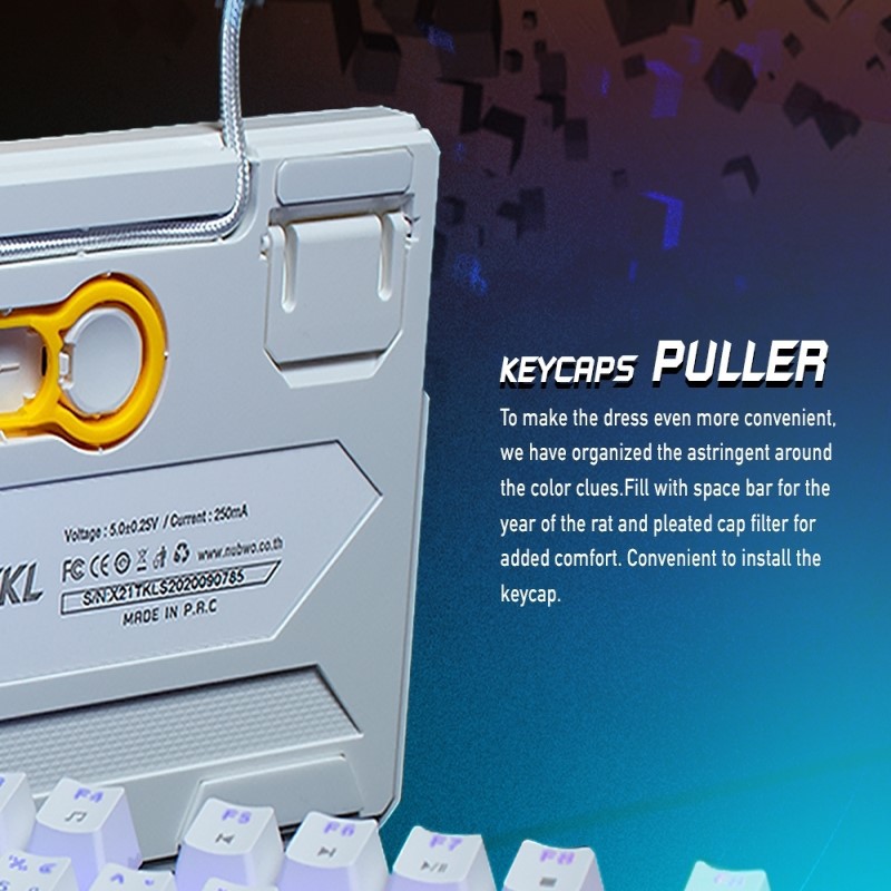 NUBWO X21 TKL คีย์บอร์ดเกมส์มิ่ง Mechanical Keybord Mini 87Key รับ ...