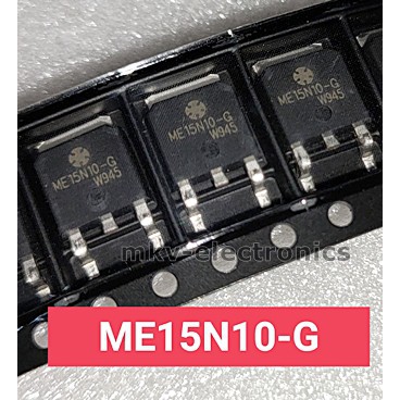 (2ตัว) ME15N10 , ME15N10-G , 15N10 , MOSFET N-Channel 15A 100V TO-252 ...