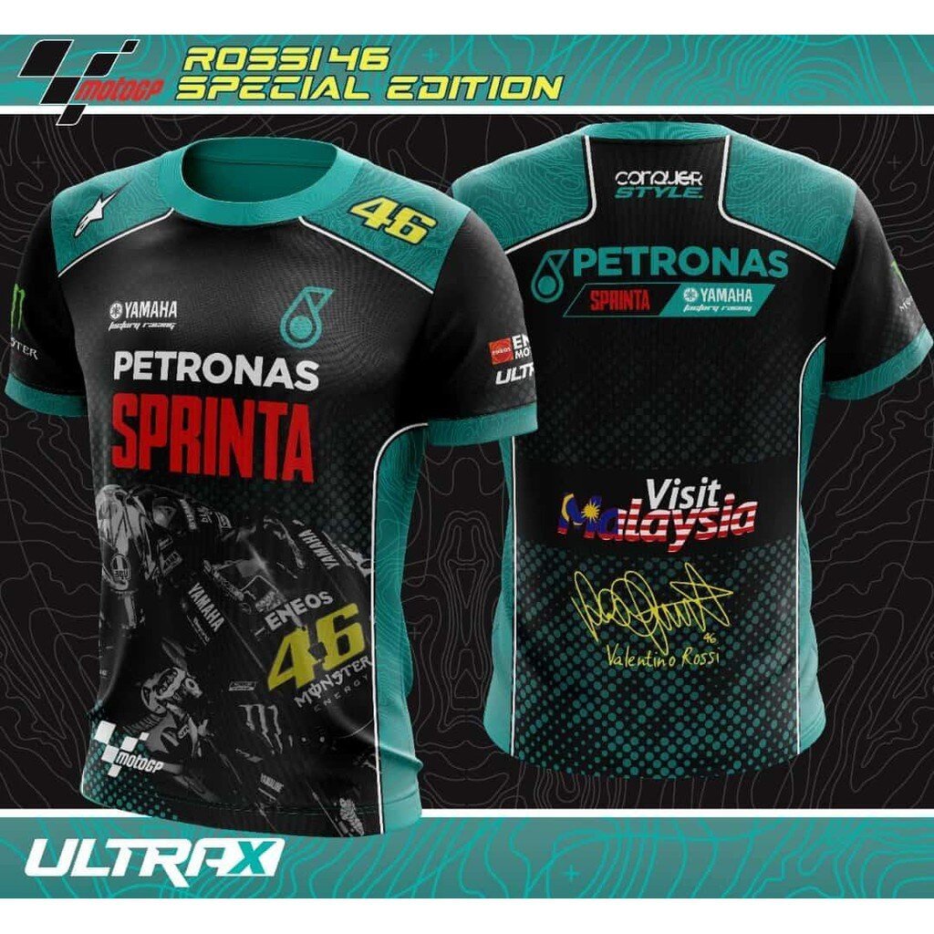 [พร้อมส่ง] เสื้อยืด ลาย BAJU ROSSI 46 SPECIAL EDITION ULTRAX JERSEY ...
