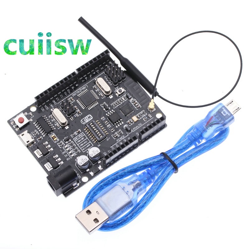 Uno R3 Wifi Atmega328pesp8266 32mb Memory Usb Ttl Ch340g For Arduino Uno Nodemcu Wemos