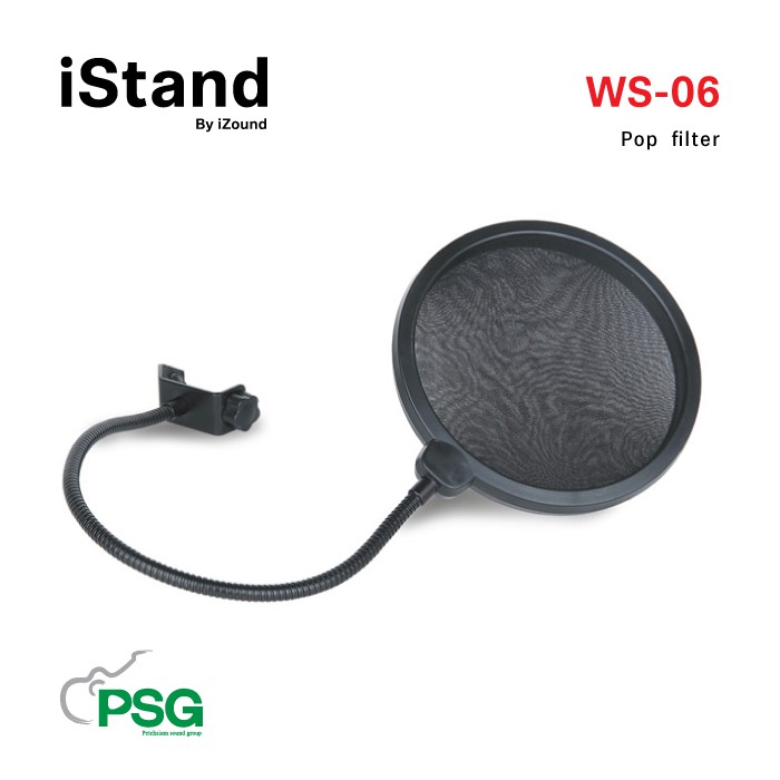 ISTAND WS-06 Pop filter / Black (ที่กันน้ำลาย) | Shopee Thailand