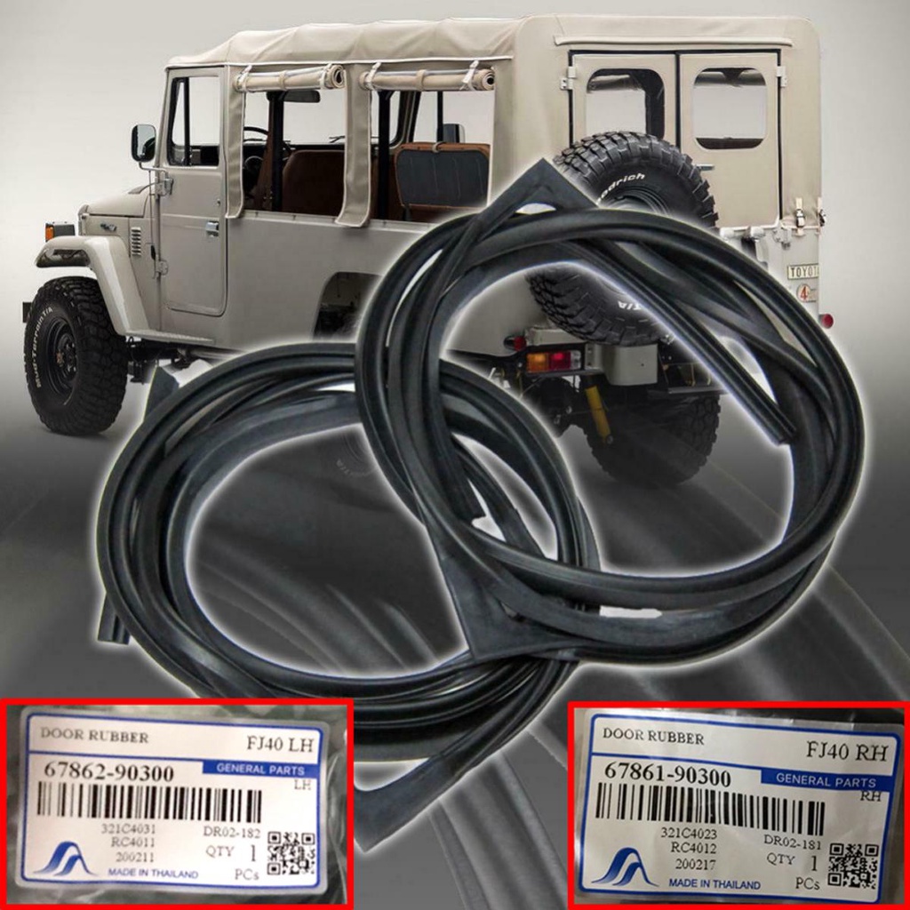 ยางขอบประตู Toyota Land Cruiser Fj40 Fj45 Hj45 Hj47 Bj40 Bj42 ยางกันน้ำ ...