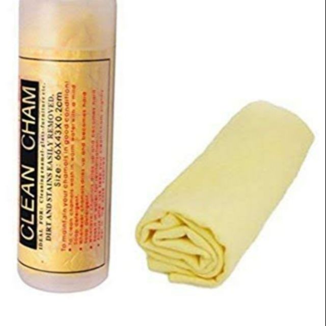 Clean Cham Synthetic-Chamois 66×43×0.2 cm. | Shopee Thailand