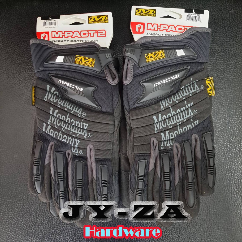 ถุงมือ Mechanix M-Pact 2 Impact Gloves ถุงมือขับมอไซค์ กันกระแทก สำหรับ ...