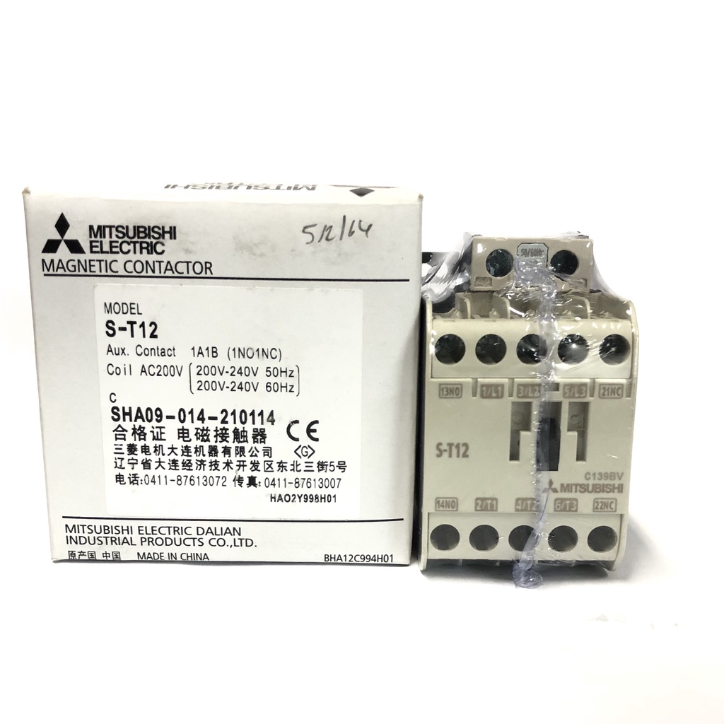 แมคเนติก มิตซูบิชิ S-T12 Coil 220V Magnetic Contactor MITSUBISHI | Shopee Thailand