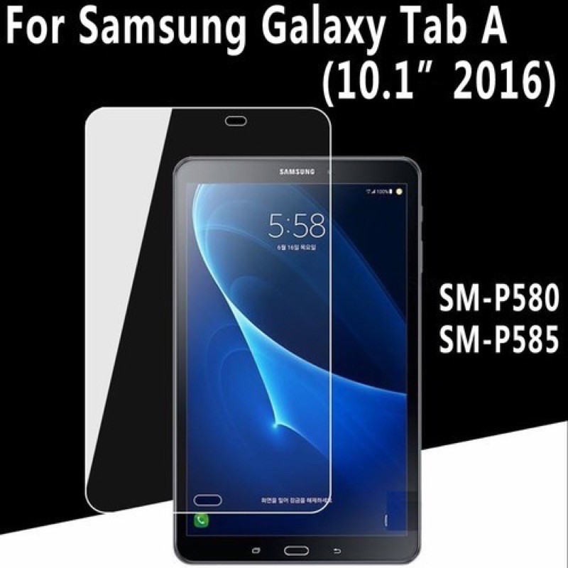 ฟิล์มกระจก นิรภัย Samsung Galaxy Tab A6 With S Pen (10.1)SM- P585 P580 ปี2016 สำหรับ ฟิล์มกระจก ...