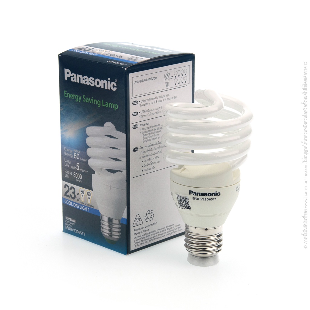 หลอดสไปรัล 23W PANASONIC (Daylight) | Shopee Thailand