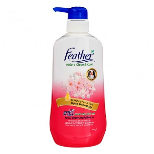 Feather Shampoo 480 ml. แชมพูแฟซ่า 480มล.(แพคเกตใหม่) | Shopee Thailand