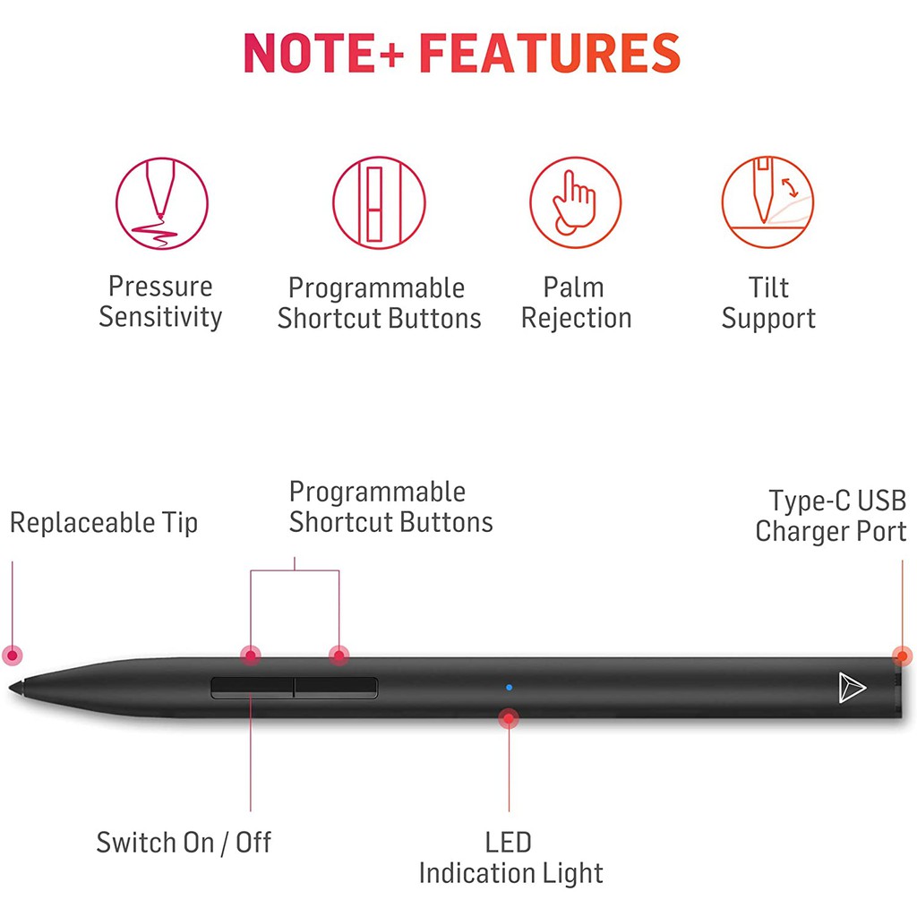 ปากกาสไตลัส Adonit Note Plus | Shopee Thailand