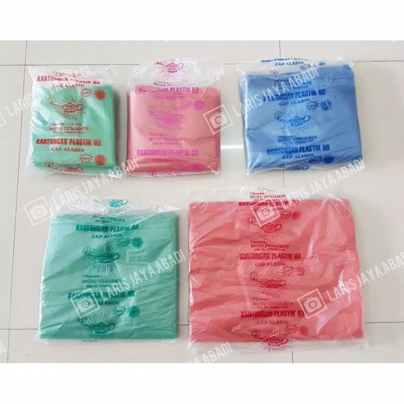 พลาสติก Kresek Asoy Aladin Color ขนาด 1kg, 2kg, 3kg, 5kg, 10kg | Shopee ...