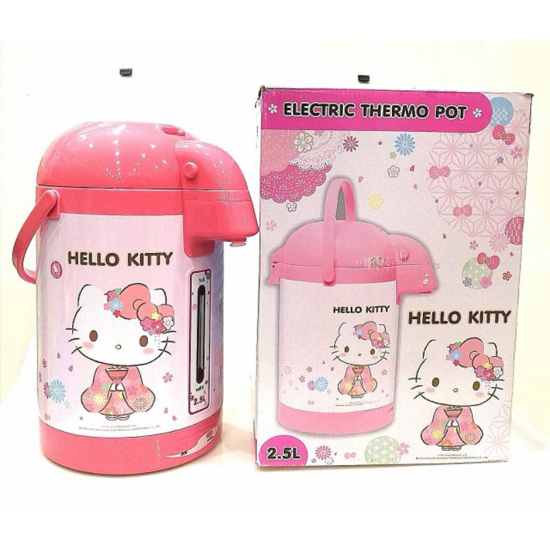 Oxygen กระติกน้ำร้อนไฟฟ้าkitty ลิขสิทธิ์แท้ ขนาด 2.5 ลิตร | Shopee Thailand