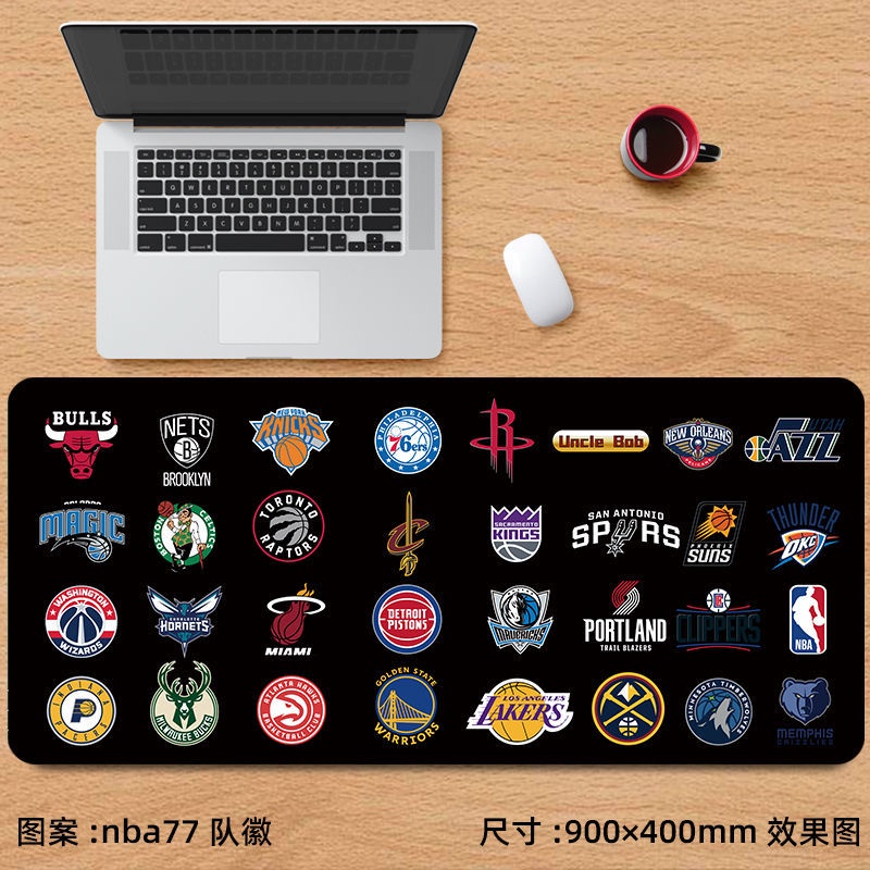 แผ่นรองเมาส์ Kobe ขนาดใหญ่ NBA คอมพิวเตอร์เกมเล่นเกมเดสก์ท็อปแป้นพิมพ์ ...