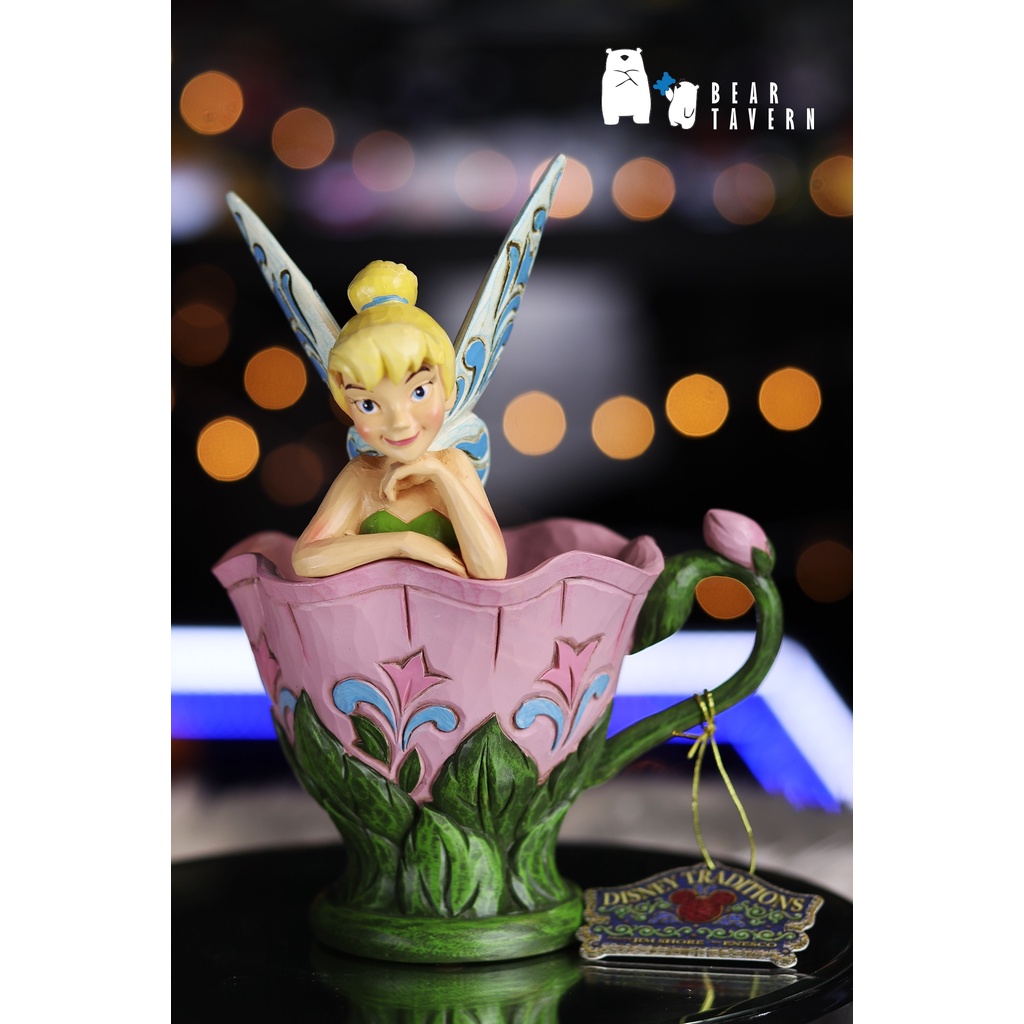 Disney Tinkerbell in Flower Cup Resin Figure ลิขสิทธิ์แท้ | Shopee Thailand