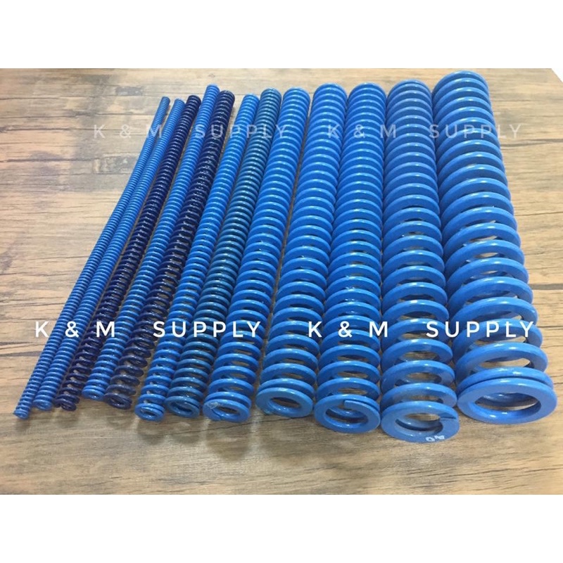 สปริงน้ำเงิน ยาว 300 mm., BLUE DIE SPRINGS Long 300 mm. | Shopee Thailand