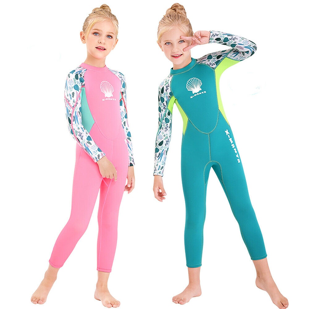 X-Manta ชุดว่ายน้ำสำหรับเด็กผู้หญิง แขนยาว ขายาว รุ่นใหม่ล่าสุด เก็บ ...