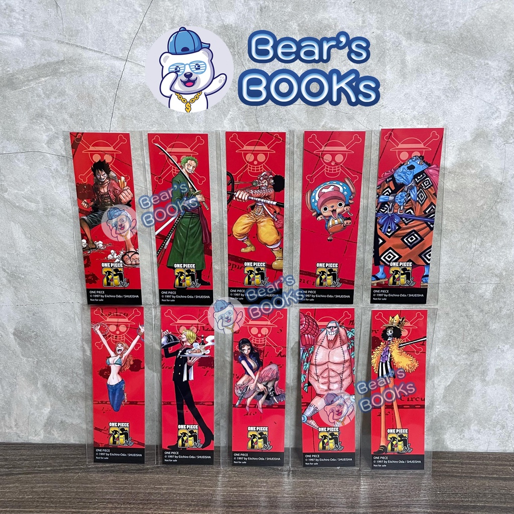 [พร้อมส่ง] Bookmark One Piece SET 1 & SET 2 - ที่คั่น วันพีซ เซตละ 5 ...