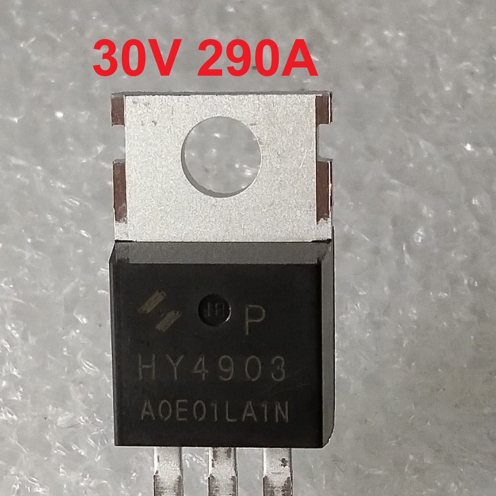 290A HY4903 HY4903P N-MOSFET Channel 30V 290A(Tc) 3V @ 250uA 2mΩ @ 145A ...