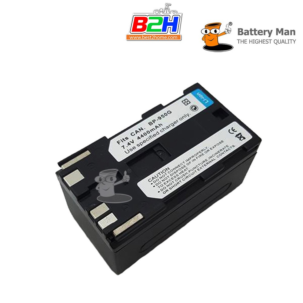 Battery Man แบตเตอรี่ กล้อง Canon BP950G รับประกัน 1ปี | Shopee Thailand