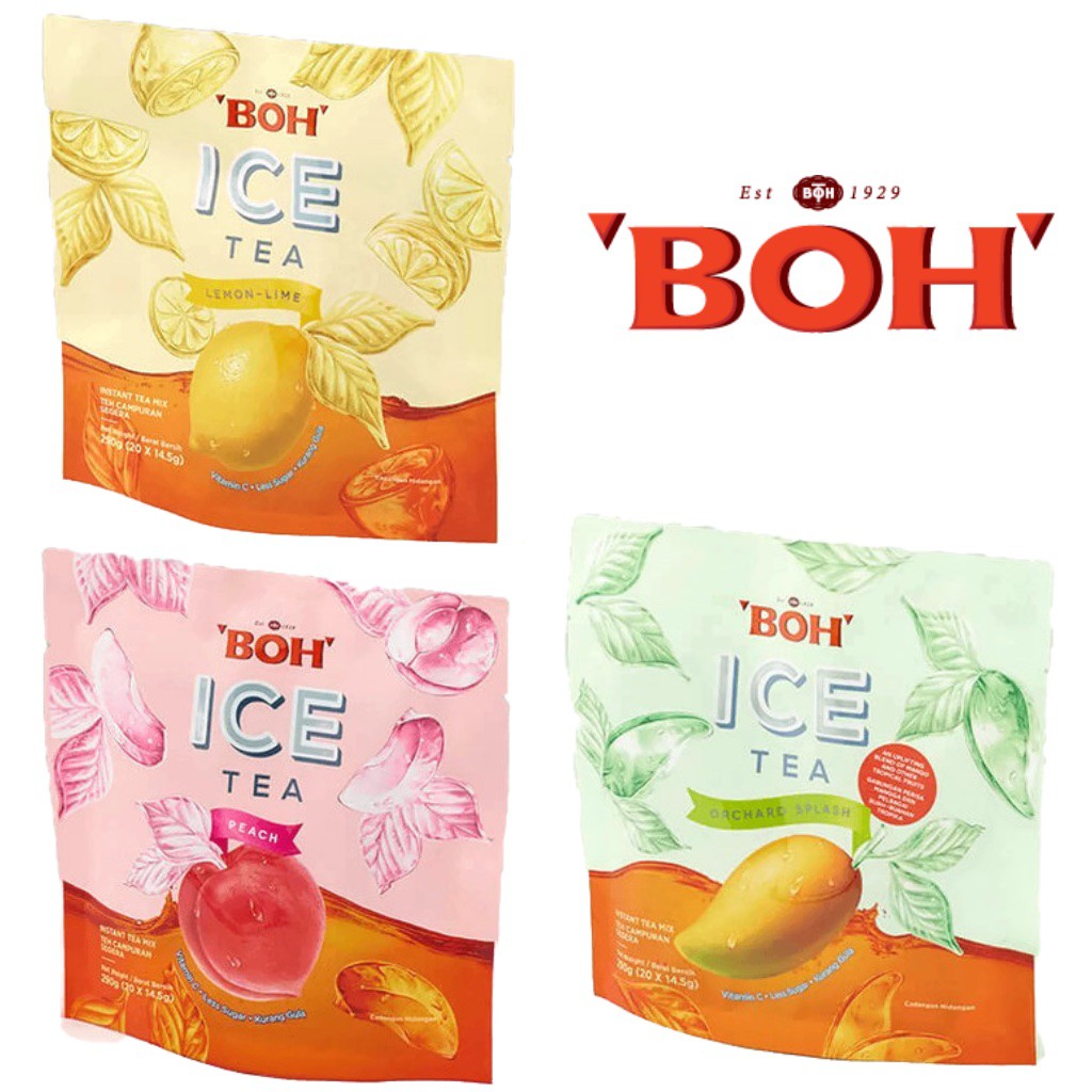 (ยอดขายอันดับ1)BOH Ice Tea Mix ชาผลไม้ ดื่มง่าย ชงง่าย อร่อยมาก ...