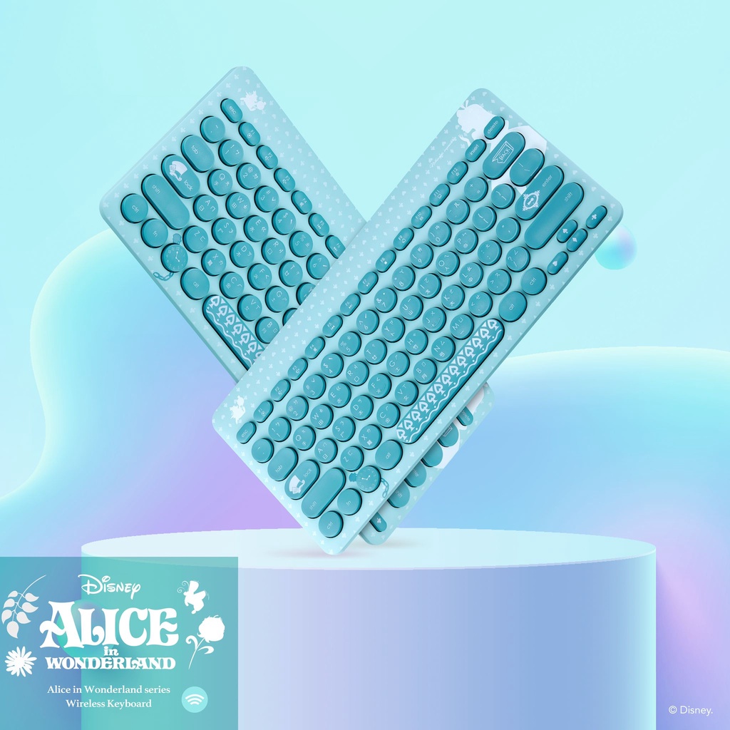 infoThink Disney Alices Adventure in Wonderland Wireless Keyboard ...
