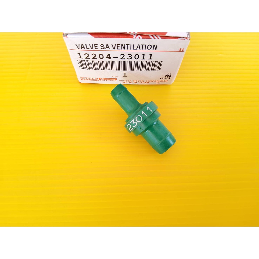 วาล์วระบายอากาศ (วาล์วหายใจ) วีออส NPC10 เขียวตรง#12204-23011***คุณภาพคุ้มเกินราคา**** | Shopee ...