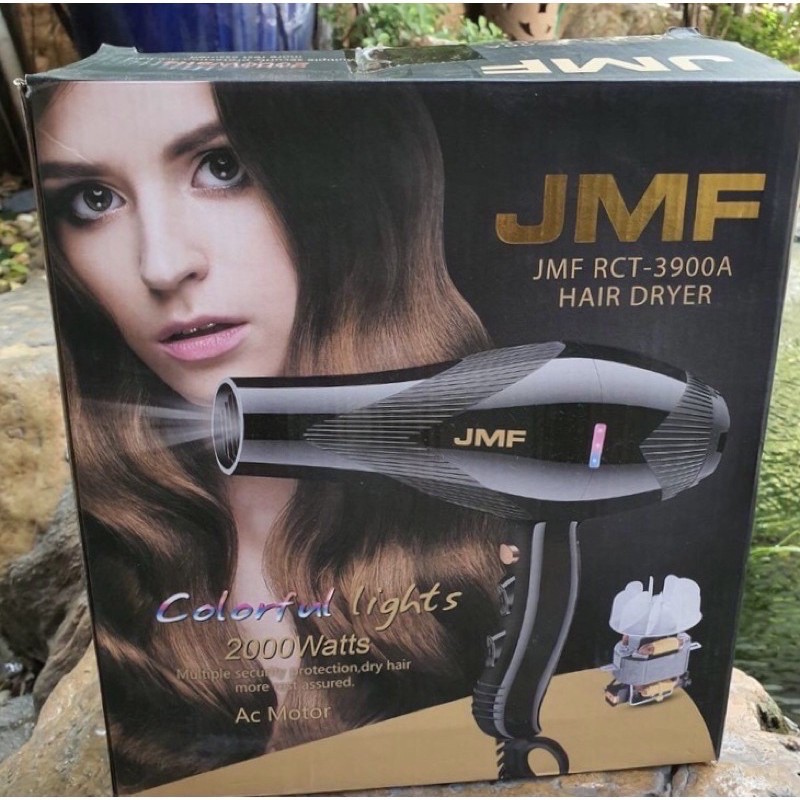 JMF ไดร์เป่าผม เครื่องเป่าผม ไดร์ผม 2000w รุ่น RCT-3900A อุปกรณ์ทำผม เครื่องเป่าผม เป่าแห้ง ...