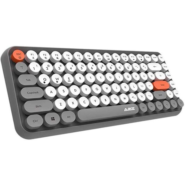 คีย์บอร์ดบลูทูธไร้สาย Ajazz 308i Bluetooth Keyboard American Broadcom 3 ...
