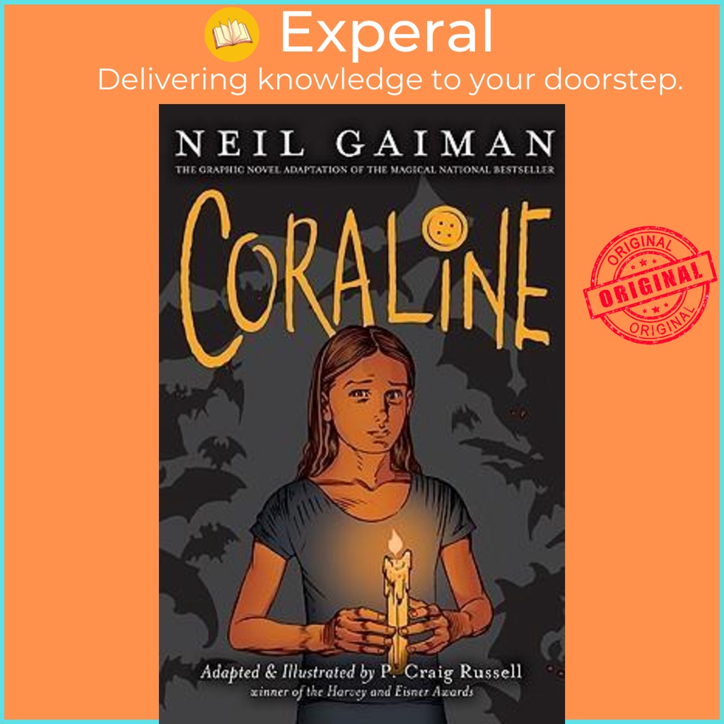 Coraline by Neil Gaiman (เวอร์ชั่น US ปกแข็ง) | Shopee Thailand