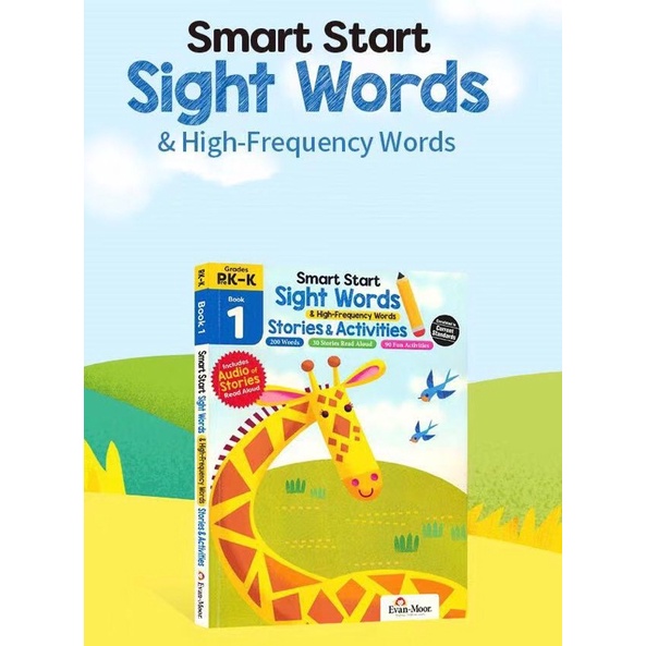Evan-Moor Smart Start Sight Words&High Frequency Words Activities Grade ...