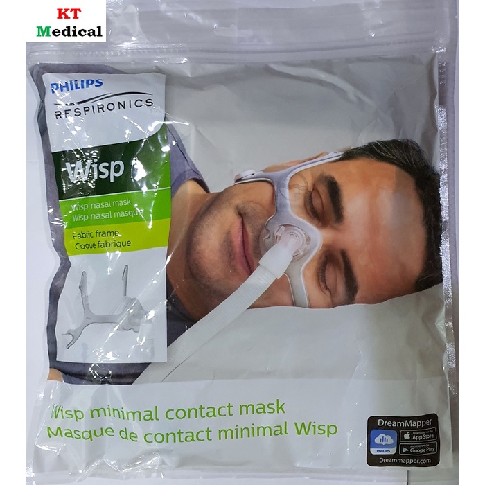 หน้ากาก CPAP Mask Philips Respironics รุ่น wisp Nasal Mask มาพร้อม ...
