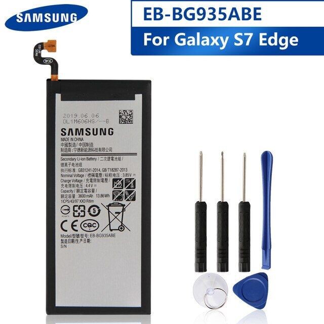 SAMSUNG แบตเตอรี่ สำหรับSamsung GALAXY S7 Edge G9350 G935FD SM-G935F EB ...
