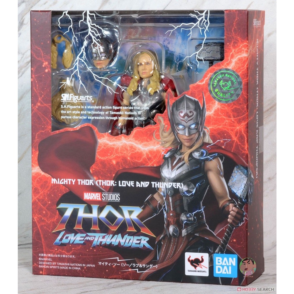 Bandai SHF SHFiguarts Marvel Mighty Thor Love และ Thunder Action Figure ...