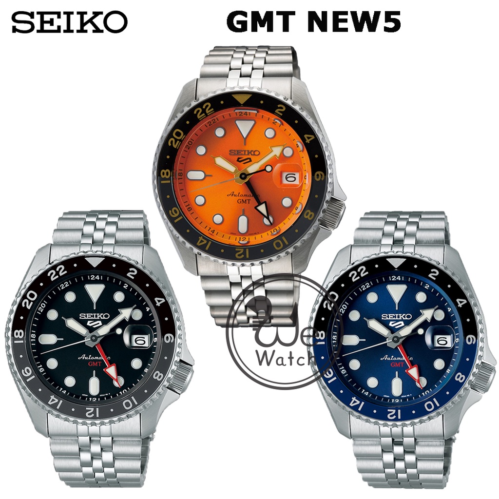 SEIKO SPORTS GMT NEW5 รุ่น SSK001K SSK003K SSK005K Automatic ออโต้ สาย ...