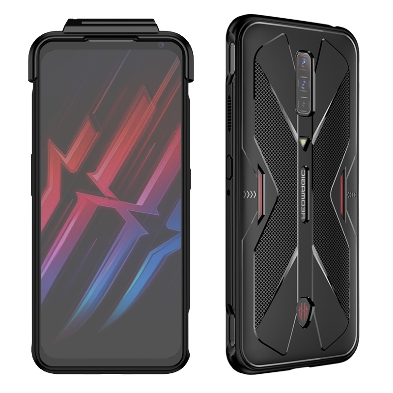 For ZTE nubia Red Magic 6 Pro / 6Pro 5G / Magic 6 NX669J NX669J-P Case TPU with the Slide Rail ...