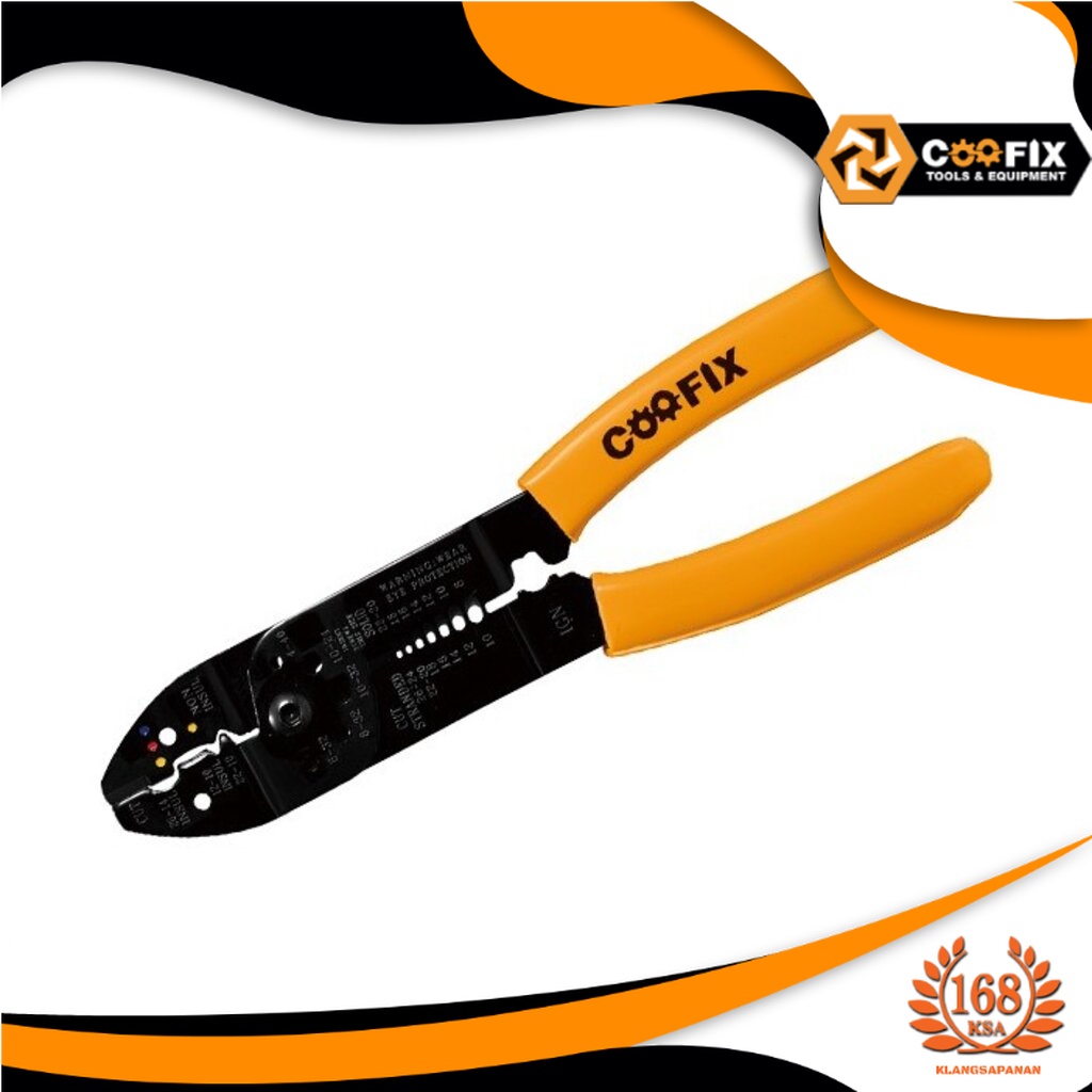 คีมปอกสายไฟ ขนาด 215 มม. COOFIX รุ่น CFH-A13001-8.5 | Shopee Thailand