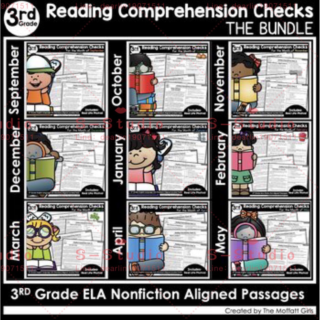 new Reading Comprehension Passages and Questions The Bundle (3rd Grade ...