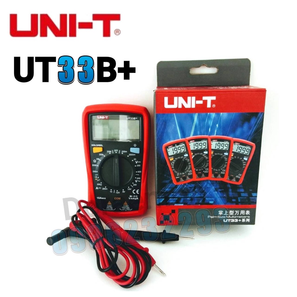 UNI-T UT33B+ digital multimeter meter digital มัลติมิเตอร์แบบดิจิตอล ...