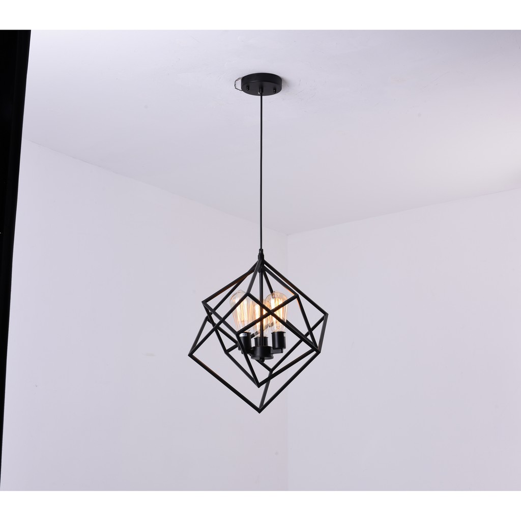 neolight- โคมไฟห้อยเพดาน 9066-3D-แถมหลอดไฟ LED VINTAGE แสงเหลืองให้ครบ ...