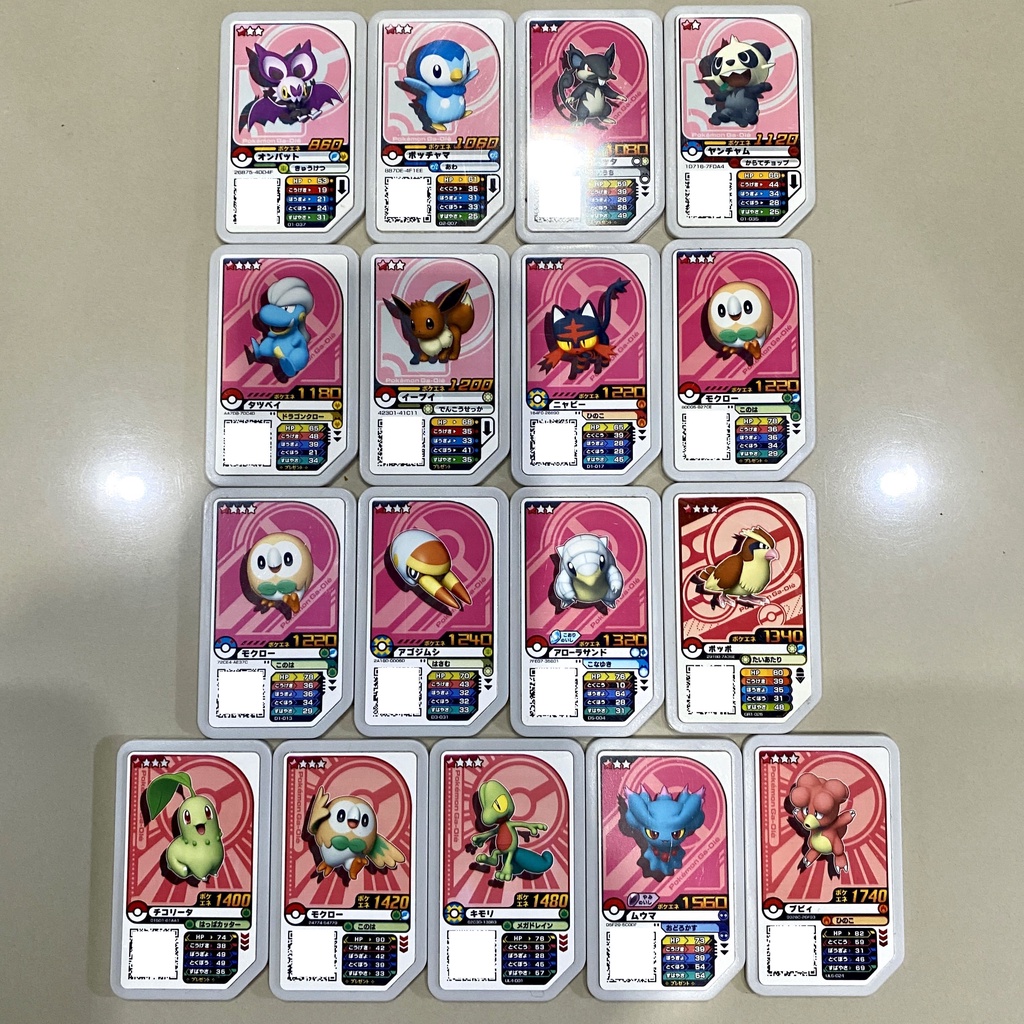 Pokemon Gaole การ์ดโปเกม่อน 1 ดาว เกม pokemon เกมส์ตู้ โปเกม่อน กาโอเล่ ...