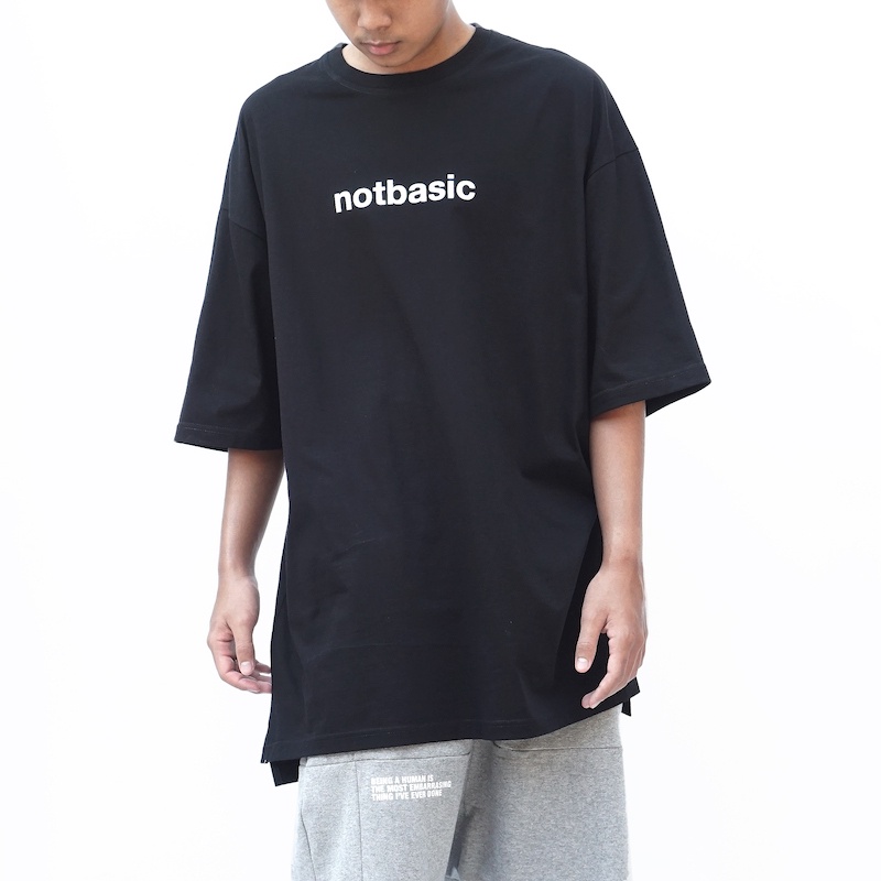 เสื้อยืดพรีเมี่ยม ซุปเปอร์โอเวอร์ไซส์ Notbasic | Shopee Thailand
