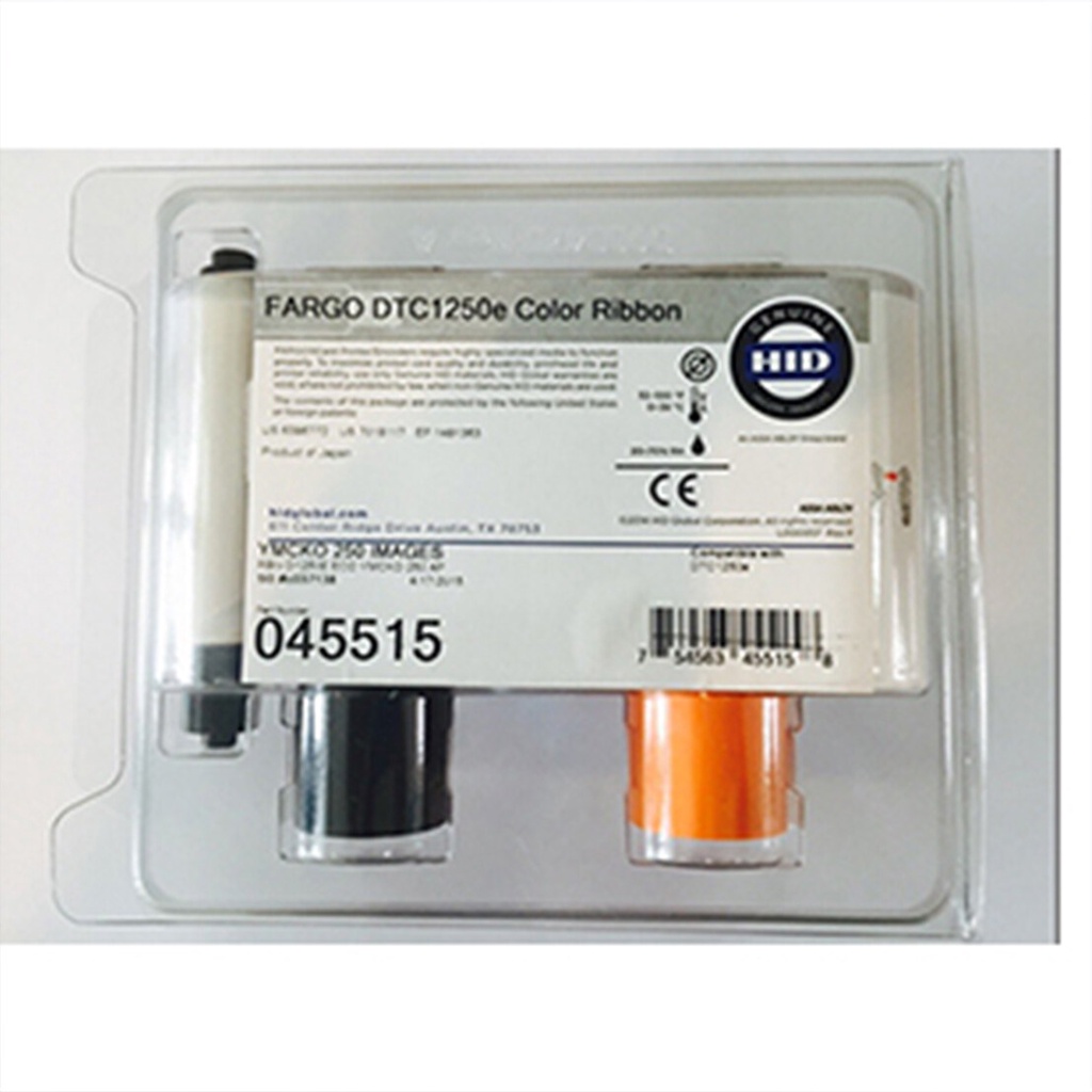 FARGO 045515 หมึกสี YMCKO (Refill สำหรับเครื่องพิมพ์บัตร FargoC-50) 250 ...