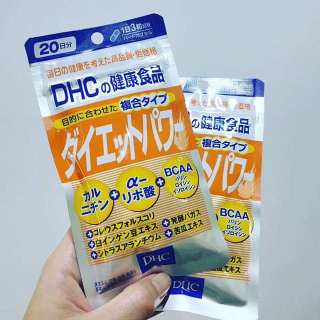 DHC Diet Power วิตามินลดน้ำหนัก นำเข้าจากญี่ปุ่น ของแท้100% (60เม็ด 20 ...