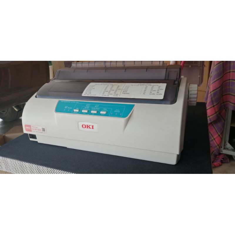 เครื่องพิมพ์ใบเสร็จรับเงิน ต่อเนื่อง OKI Microline 1190 Plus มือสองสภาพสวย | Shopee Thailand